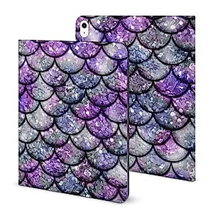Mermaid Protective Case Compatible with IPAD 2020 AIR 4 （10.9in） Stand Case Auto Sleep/Wake Cover