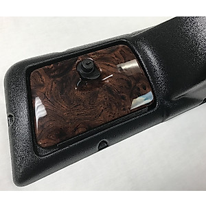 GMT Inc Club Car DS Full Golf Cart Dash in Black with Dark Burled Wood Doors (FITS 1981 and UP DS Models ONLY)