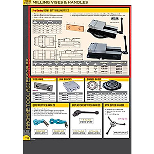 HHIP 3900-2102 Pro-Series Heavy Duty Milling Vise with Swivel Base, 4" Jaw Width, 4" Jaw Opening (Pack of 1)