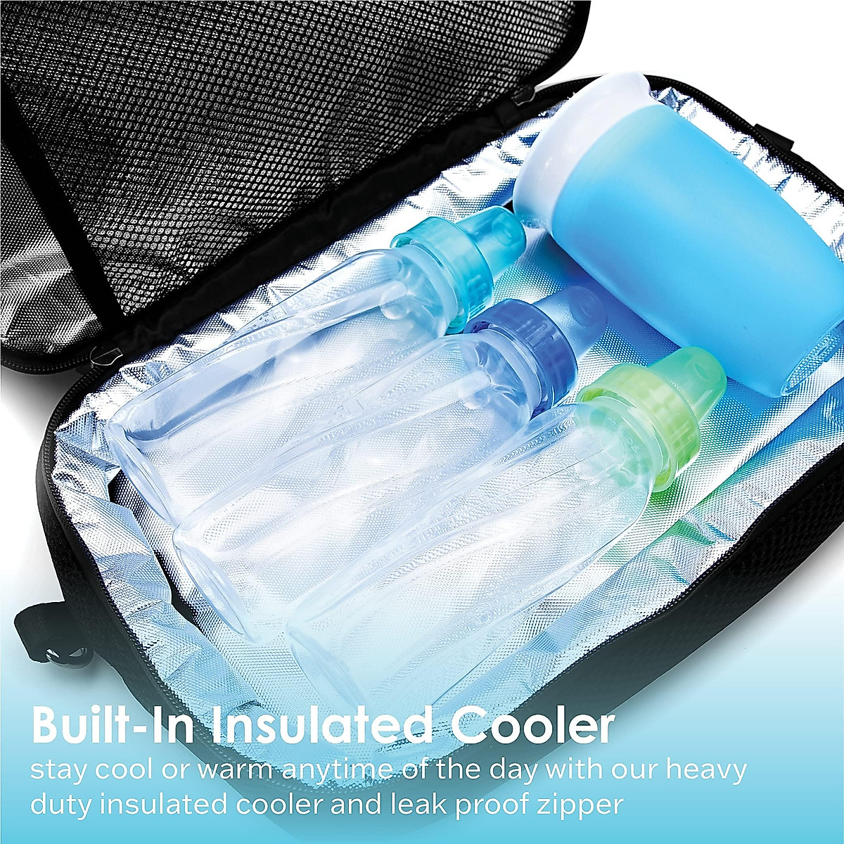 FINAL SALE - Baby K’tan Flex Diaper Bag - Sweetheart Black