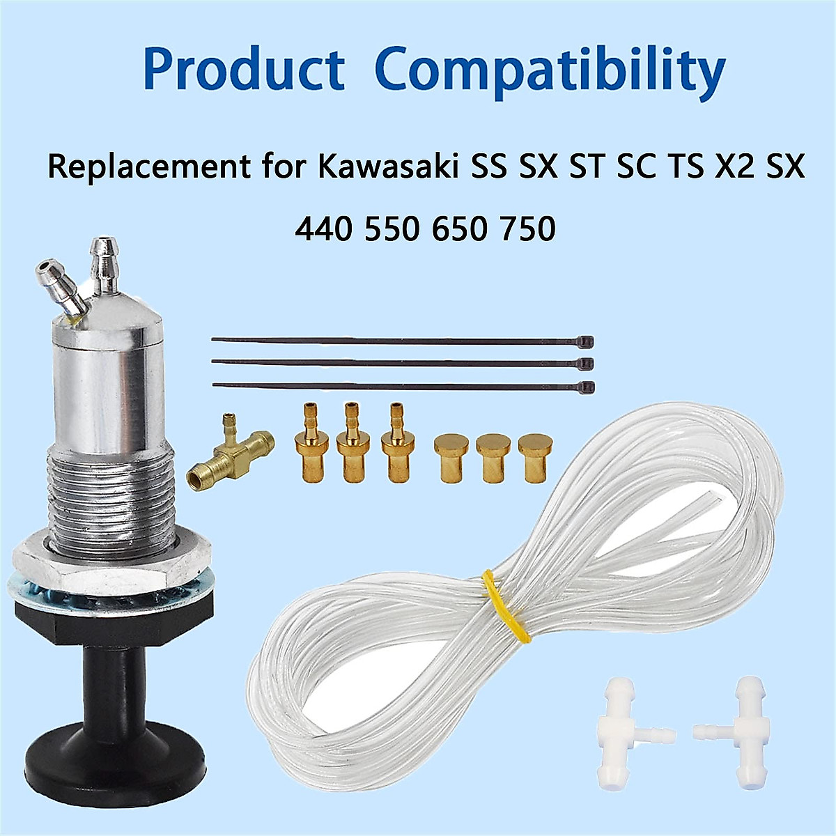 Autoparts Single Carb Primer Kit Replacement for SS SX ST SC TS X2 SX 440 550 650 750
