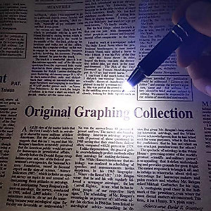 Penyeah Pen with Light, Pen Light Flashlight, Lighted Tip Pen Light for Nurses, LED Lighted Pen for Writing in The Dark 2pack - White