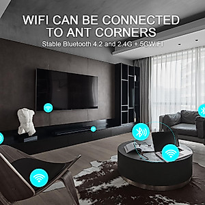 ALADAWN Intel Compute Stick 8GB RAM 128GB ROM with Intel Atom Z8350 and Windows 10 Pro,Mini PC Stick Support 4K HD,2.4G/5G WiFi,Bluetooth 4.2,Auto Power on