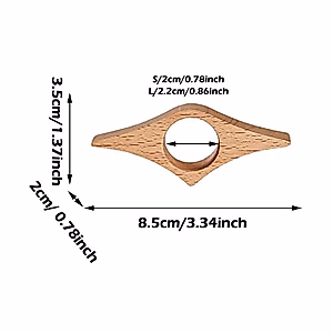 Book Page Holder Wood Thumb Book Opener Finger Book Holder for Reading Useful Bookmark Gifts for Book Lovers,Bookworms, Teachers, Students