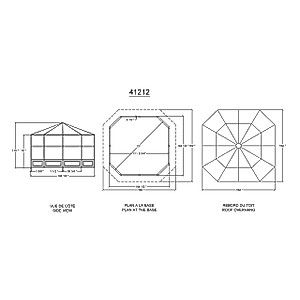 Gazebo Penguin Florence Solarium 12 Ft. x 12 Ft. in Sand