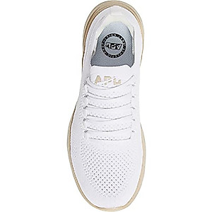 APL: Athletic Propulsion Labs Women's Techloom Breeze Shoes, White/Champagne, 8.5