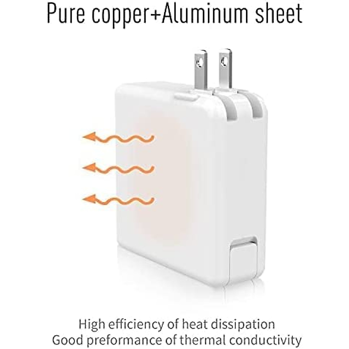 Mac Book Pro Charger,60W Power Adapter L-Tip Magnetic Connector Charger and Compatible with 13 Inch Before Mid 2012,Fast for Old