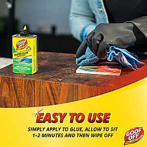 Goof Off Super Glue Remover - 4 oz. can, Yellow (FG678)