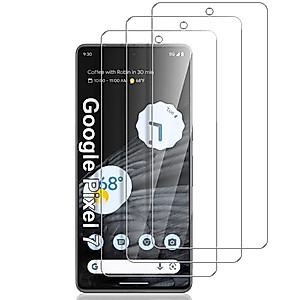 [3-Pack] LYWHL for Google Pixel 7 5G Screen Protector, 9H Hardness HD Clear Tempered Glass Film for Pixel 7 5G 2022 [Fingerprint Unlock Compatible], Anti Scratch Bubble Free (Not for Pixel 7 Pro)