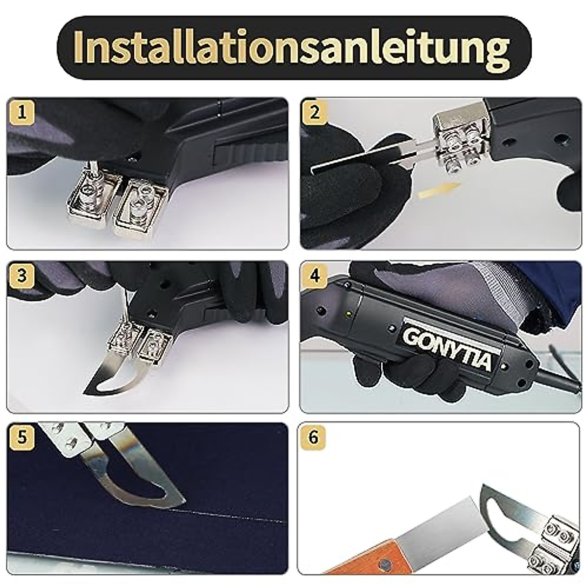 Gonytia Hot Knife Foam Cutter Rope Cutter Fabric Cutter Pro Electric Hot Knife Heat Sealer Cutting Tool kit