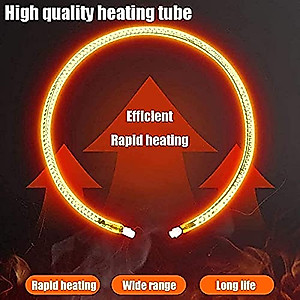 NaoSIn-Ni Outdoor Heater Patio Halogen Heaters,2000W Hanging Ceiling Mounted Heater 3 Gears Adjustable Electric Heating Lights for Indoor Garden Use