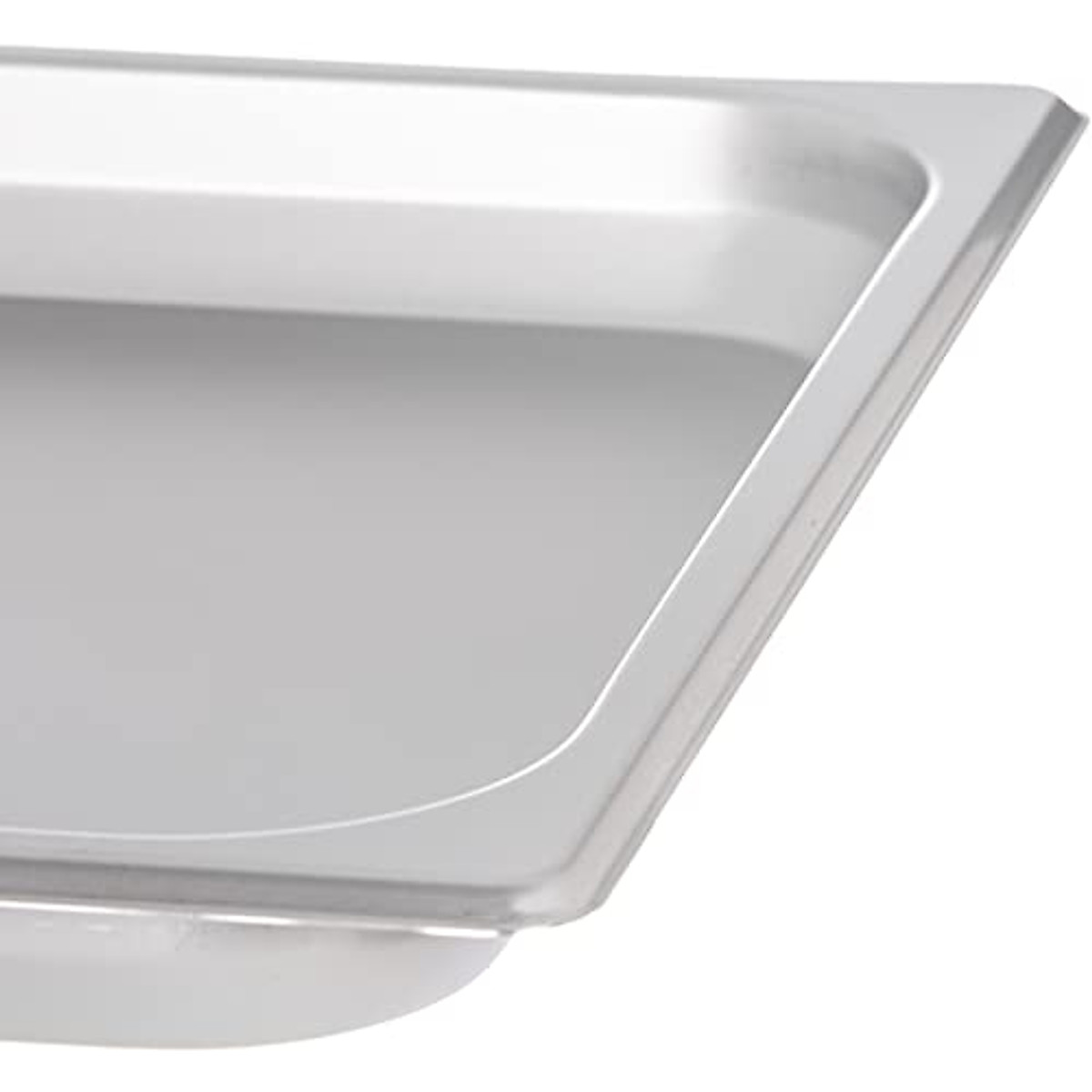 Carlisle FoodService Products 607001 DuraPan Light Gauge Stainless Steel Full-Size Steam Table Food Pan, 1" Deep (Pack of 6)