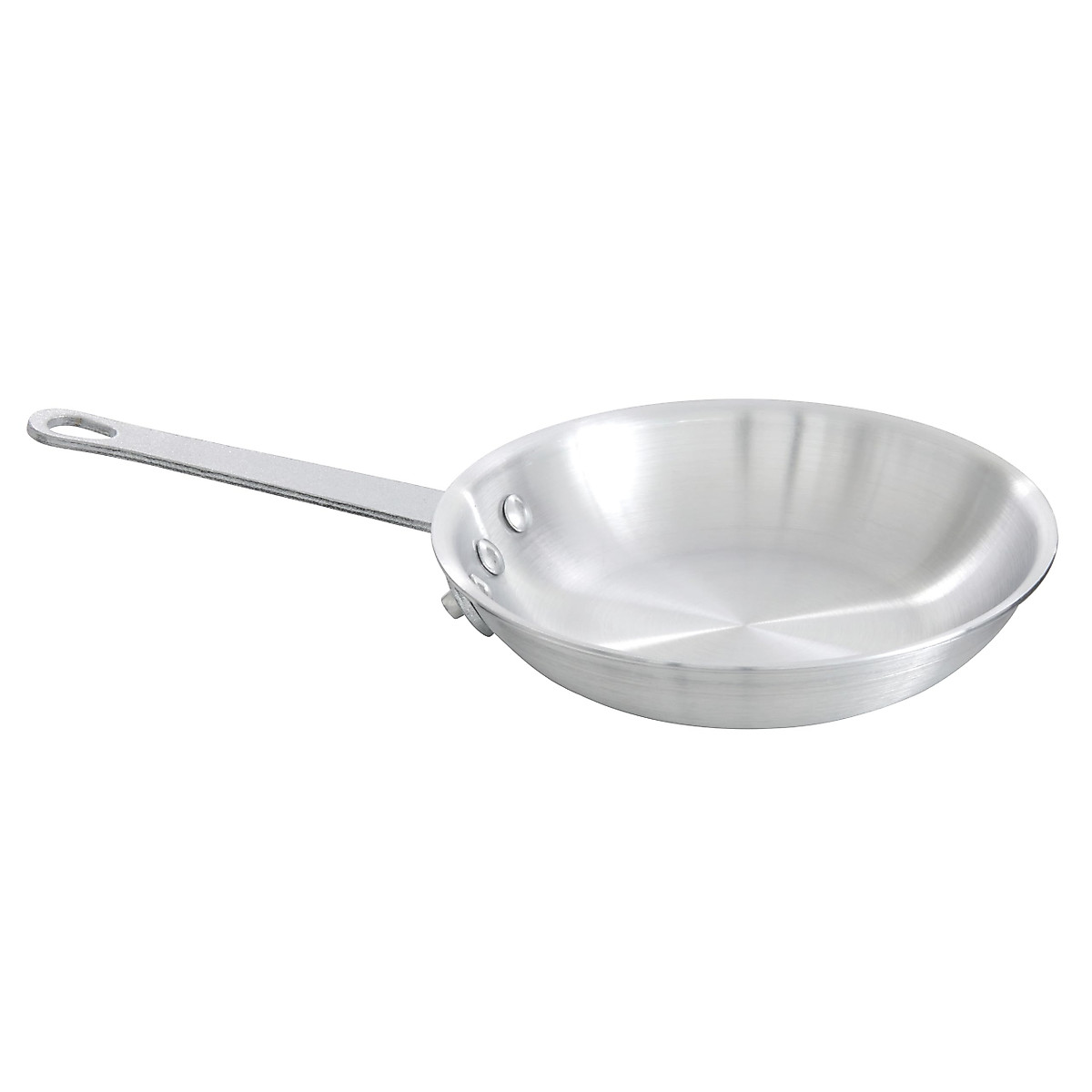 Central Exclusive Keystone 31H-015 Aluminum Fry Pan, 10" Diam., Natural Finish