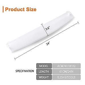 ACW74118102 Decor Assembly Tray Bin Rack Cover Direct Replacement for LG, Kenmore, Sears Refrigerator,Part Number ACW74118102 Replaces AP5974364, MCR65017001, PS11707474,2-Year Warranty