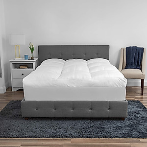 SensorPedic Tencel Mattress Topper, Twin, White