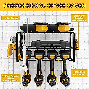 Power Tool Organizer Wall Mount, Garage Tool Organizers and Storage