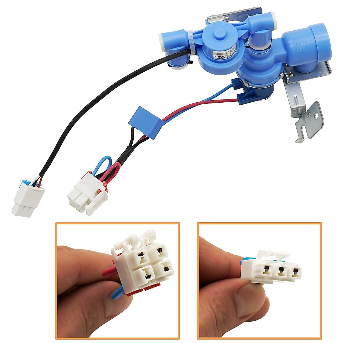 AJU72992601 Refrigerator Water Inlet Valve OEM by SupHomie - Compatible with LG Refrigerators Replace AP4671476, PS3533117, 5221JA2011J
