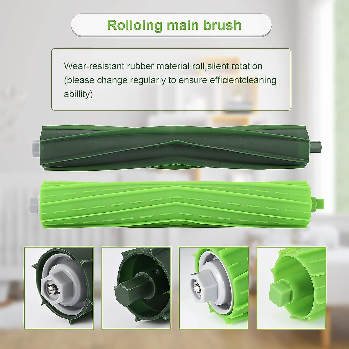Replacement Parts for iRobot Roomba j7 j7+/Plus i7 i7+ i3 i3+ i4 i4+ i6 i6+ i8 i8+ E5 E6 E7 Vacuum Cleaner (27 Pack)