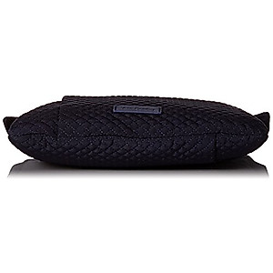 Vera Bradley Women's Microfiber Hadley Hipster Crossbody Purse, Navy, One Size