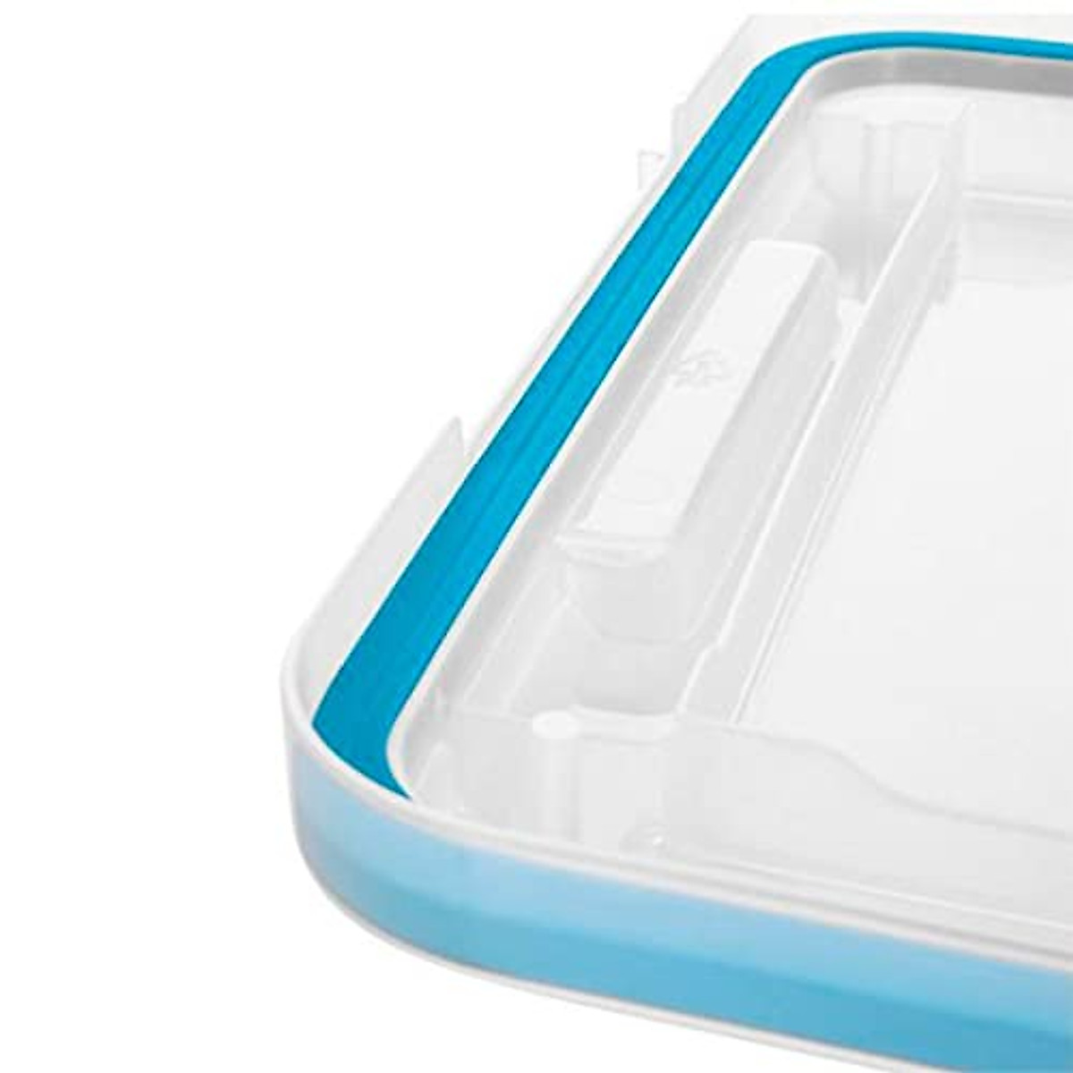 Sterilite 54 Quart Clear Plastic Stackable Storage Container Box Bin with Air Tight Gasket Seal Latching Lid Long Term Organizing Solution, 24 Pack