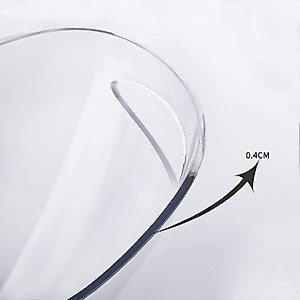 2 Pack 4L Large Capacity Beverage Tub Oval Storage Bucket,Ice Buckets for Parties Plastic Wine Bucket, Beer Bucket, Like an Ice Bucket JENIGH JEWEL， Transparent