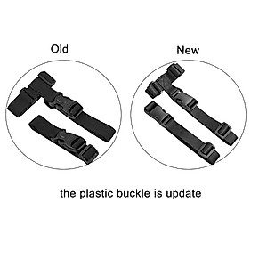 Luggage Straps,Two Add a Bag Suitcase Strap Belt,Adjustable Travel Attachment Accessories for Connect Your Three Luggage Together - 2 Pack(Black)