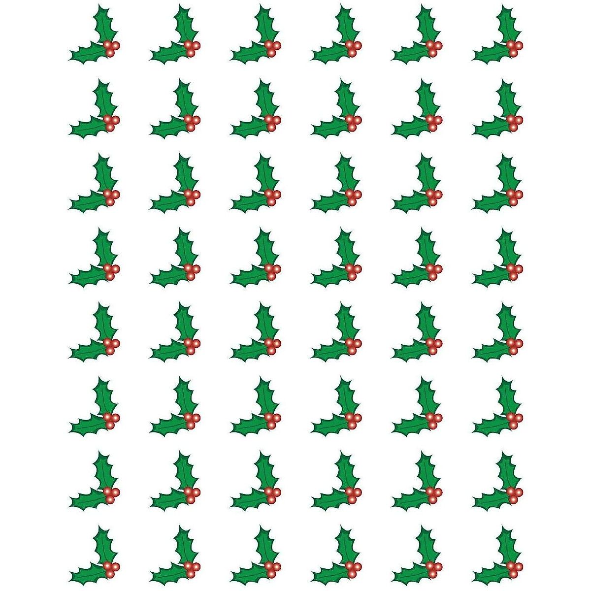 LLStickers 48 Holly Berry Envelope Seals Labels Stickers (1.2" Round)