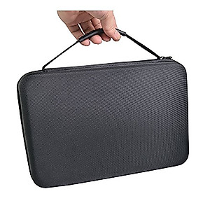 Bestshoot Large Carrying Case with Customizable Foam Protective Storage Case for Sports Camera SJCAM Monopole Accessories Yi 4K LCD SD Cards Batteries Feiyu Gimbal