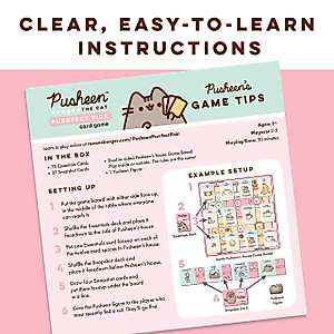 Ravensburger Pusheen Purrfect Pick Game - Fun Family Activity | Ideal for Cat Lovers and Pusheen Fans | Engaging Gameplay | Suitable for Ages 8 and Up | Pink Edition