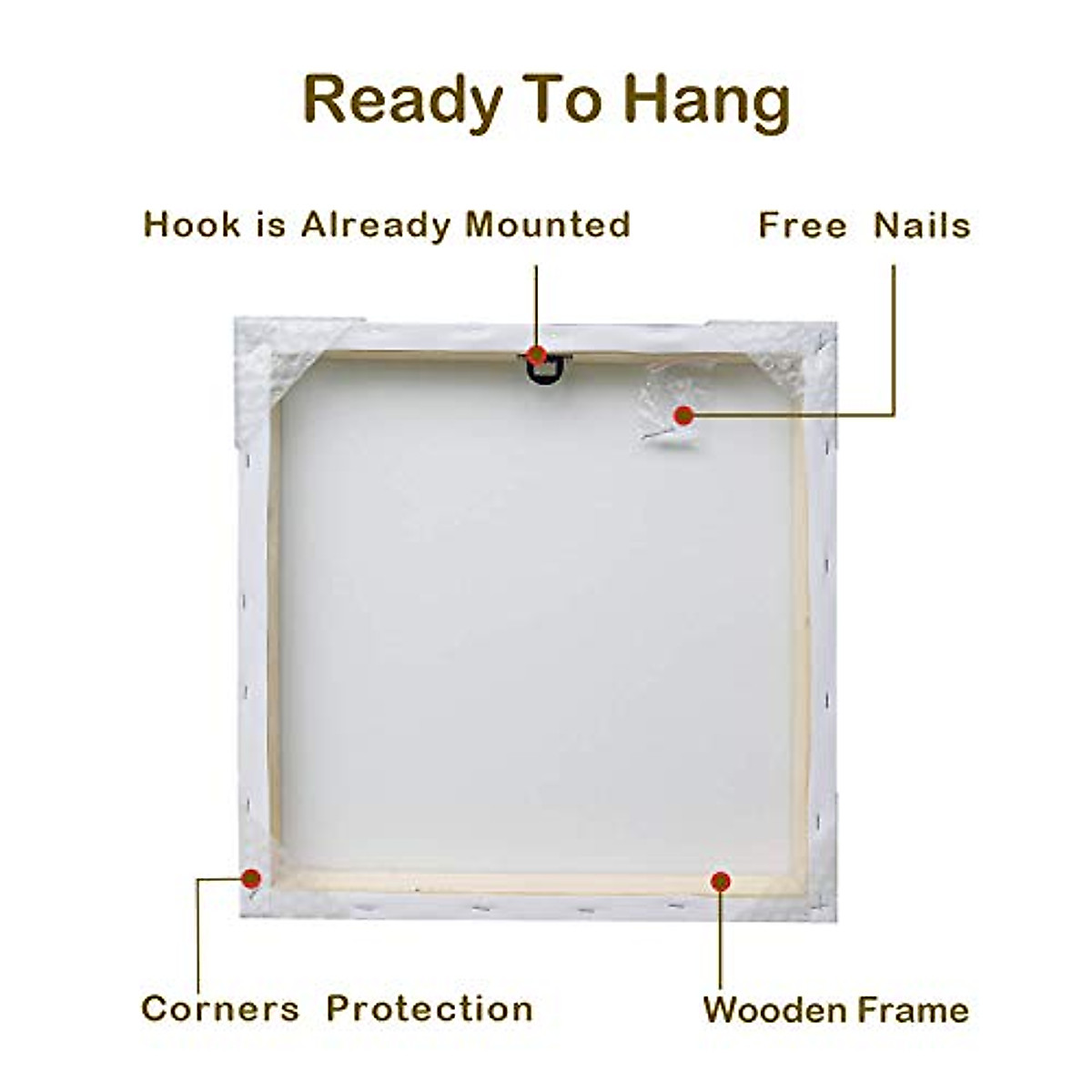 UTOP-art Aqua Beach Seashell Pictures Artwork: Love & Starfish Canvas Print Wall Art for Bathroom (12'' x 12'' x 4 Panels)