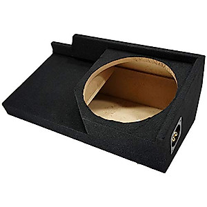 Compatible with Chevy C/K Silverado or GMC Sierra Full Size Extended Cab Truck 1988-1998 Single 12" Subwoofer Sub Box Speaker Enclosure