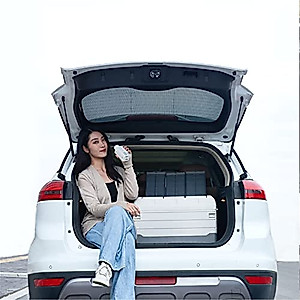 Camping Storage Crates Collapsible Storage Box Plastic Foldable Crate Portable Space Saving Heavy Duty Bin for Fishing Plastic Folding Boxes for Home Garden Car Boot Camping