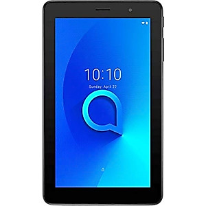 Alcatel 1T 7 9009G 3G GSM Tablet MicroSD Card up to 128GB / Android Oreo (Go Edition) - Works Worldwide & in The U.S (16GB, Black)