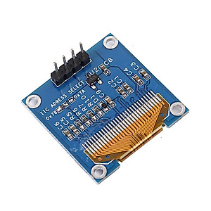 Hailege 0.96" SSD1306 I2C IIC OLED LCD Display 128X64 OLED for 51 STM33 Arduino Raspberry Pi White Font