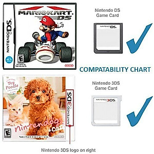Assecure 18 game card case for Nintendo 3DS, ̗̀new ̖́- 3DS XL, 2DS & DS - 18 in 1 game cartridge folio style plastic storage case travel box - Blue