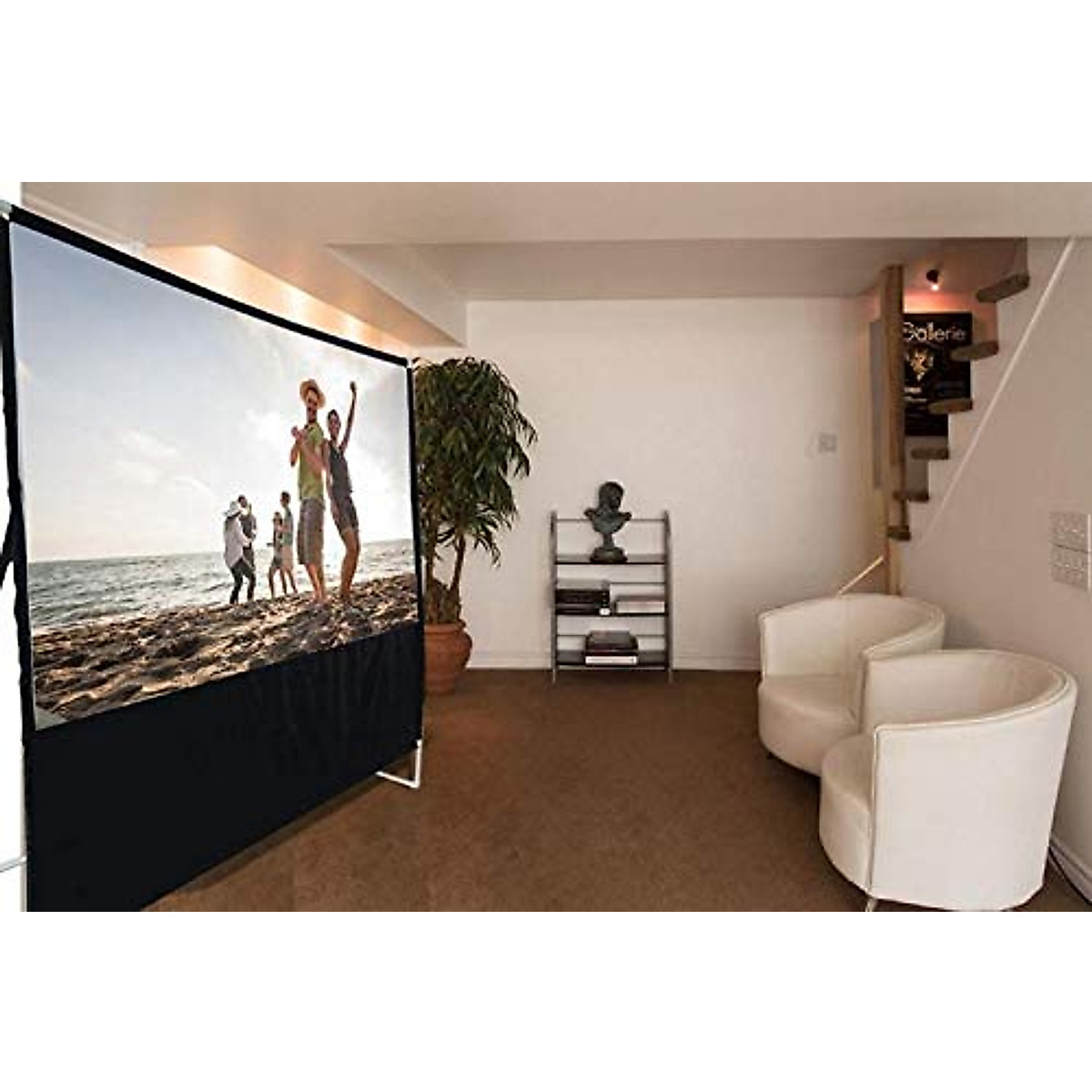 RCA Indoor Outdoor 100" Diagonal Portable Projector Screen