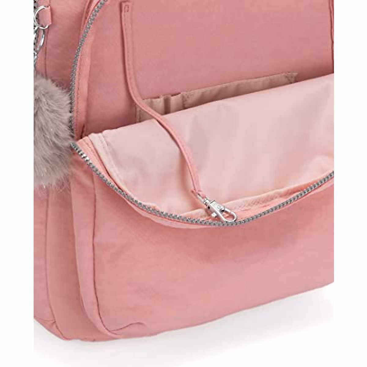 Kipling Women's Seoul 15" Laptop Backpack, Durable, Roomy with Padded Shoulder Straps, Bridal Rose, One Size