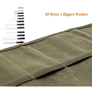 Canvas Chef Knife Roll Bag Chef Knife Bag