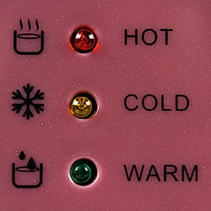 TQSHOoP Countertop Water Cooler Dispenser, Hot Cold Water Dispener, 5 Gallon Freestanding Top Loading Water Dispenser for Office Room Use