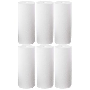 SDC-45-1020 10 x 4.5 Inch 20 Micron Whole House Sediment Water Filter Cartridge Compatible with W15-PR, HD-950, WFHD13001B, GXWH35F, GXWH30C, HF45-10BLBK10PR - 6 Pack