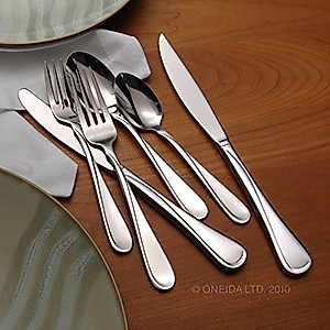 Oneida Flight Everyday Flatware Salad Forks, Set of 4