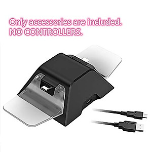 NewBull Charger for PS5 Controllers, Controller Charging Dock with LED Display Dual Charger Compatible with PS5 Controller