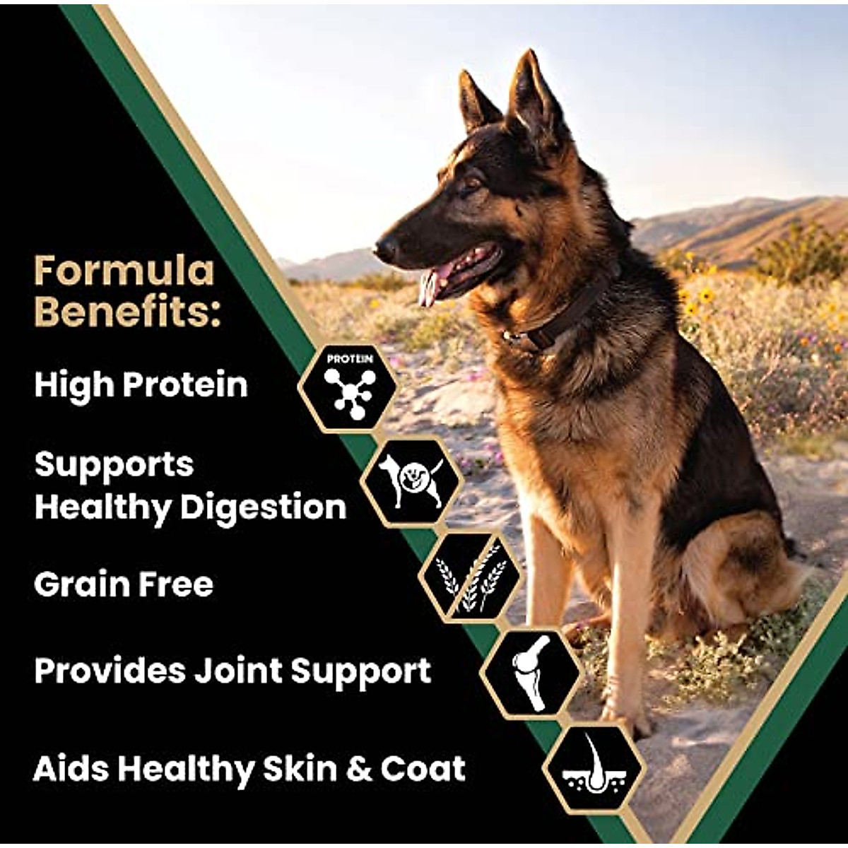 Victor Super Premium Dog Food – Purpose - Grain Free Hero Canine – Premium Gluten Free Dog Food for Active Adult Dogs – High Protein with Glucosamine and Chondroitin for Hip and Joint Health, 30lbs