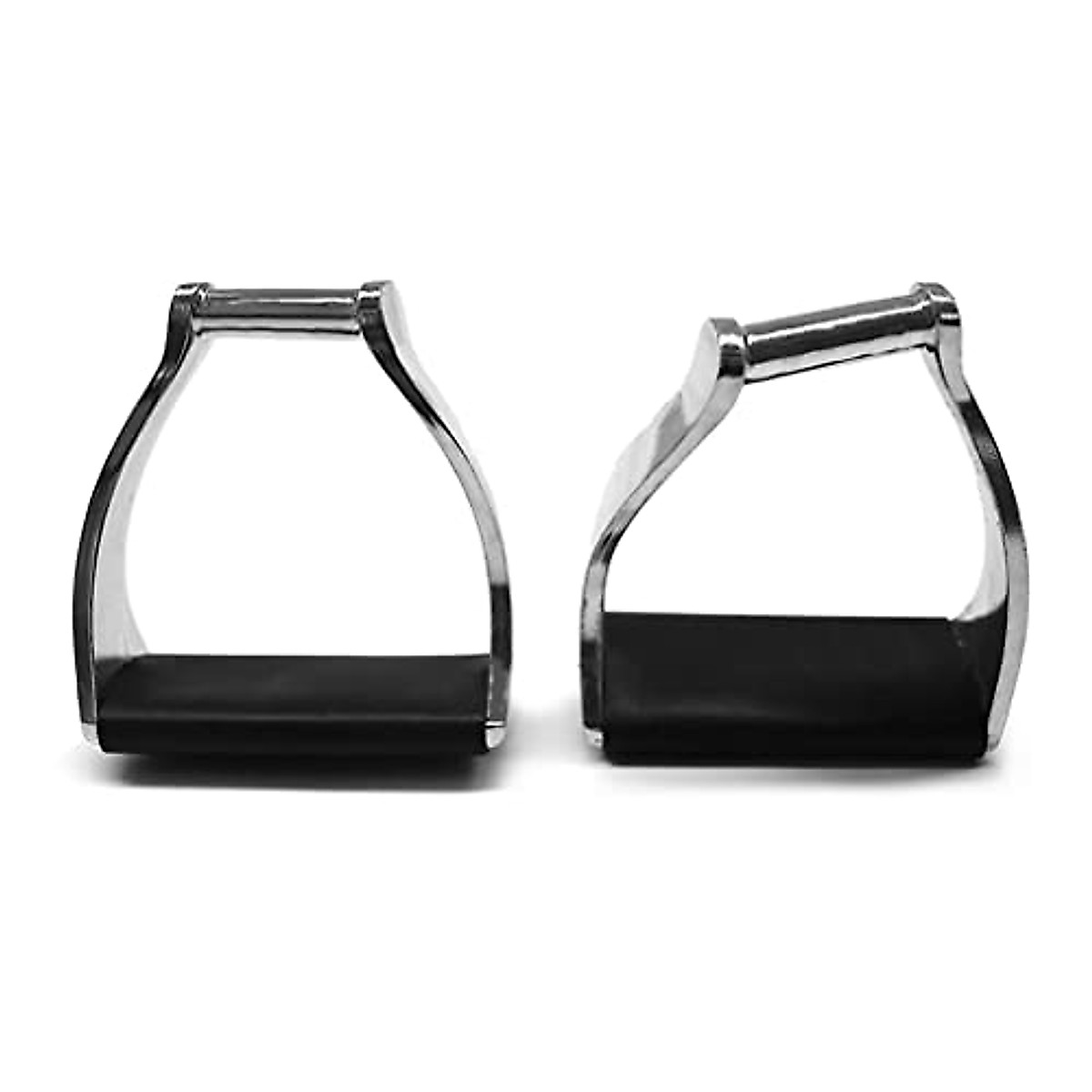 N/A 1 Pair Equestrian Equipment Saddle Accessories Aluminium Alloy Western Stirrups Riding (Color : As Shown, Size : One Size)