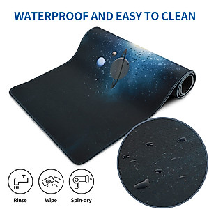 Full Desk Mat, Mouse Pad Keyboard Pad Desktop Accessories Home School College Decor Supplies Pretty Mousepad Big Computer Office Essentials Women Boys XL