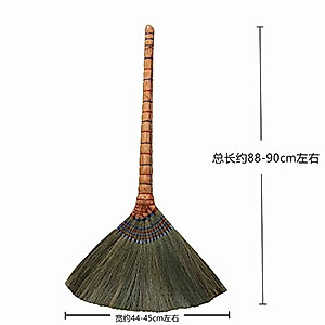 H Hand-Woven Mango Broom Soft Hair Broom Home Wood Flooring Tile Cleaning Set Hair Fantastic Single Broom Furniture