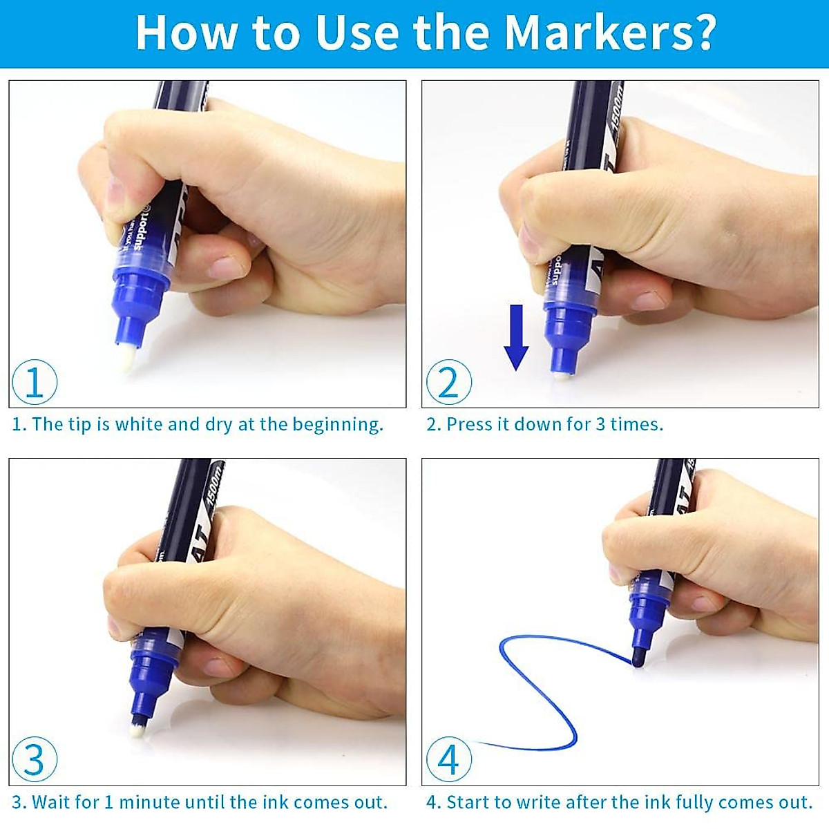 White Board Wallpaper, White Board Roll, Stick on White Boards for Wall, 1.5x11ft Peel and Stick Dry Erase Roll, Stain-Proof, Super Sticky Whiteboard Sticker Wall Decal for Wall/Table/Door,3 Markers