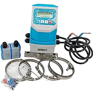 Graigar TUF-2000F+TM-1 Portable Waterproof Fixed Ultrasonic Flow Meter Flowmeter Clamp-on Transducer TM-1 DN50-700mm 1.97-27.56in