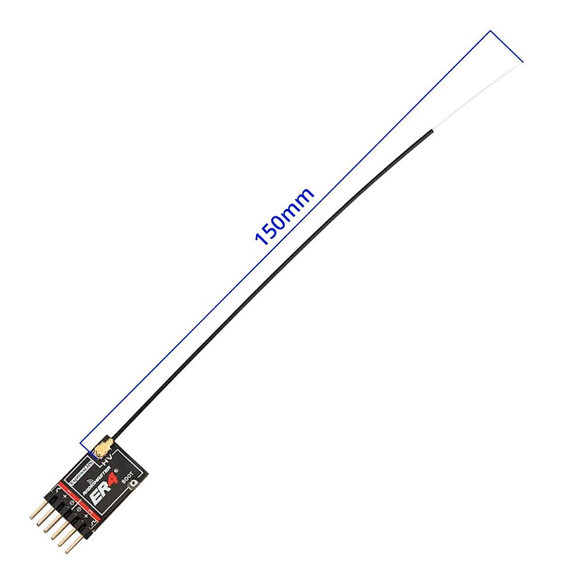Radiomaster ER4 PWM Mini Receiver 2.4G 4CH 10mw ExpressLRS Support Voltage Telemetry WiFi Update for Aircraft Boat Car