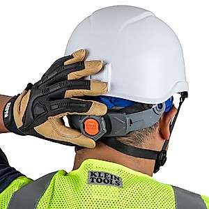 Klein Tools CLMBRSPN Safety Helmet Suspension, Replacement Part for Klein Tools Safety Helmets with Ratchet Knob and Pivot Adjustment